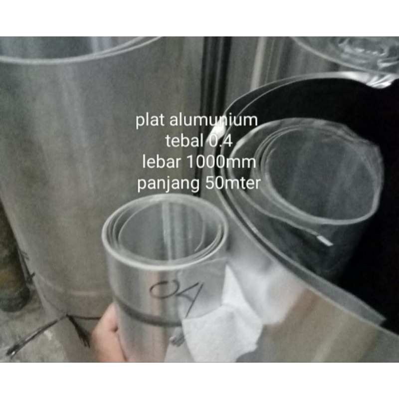 Jual plat seng alumunium coil anti karat ukuran 0,8mm × 1000mm × 50 ...