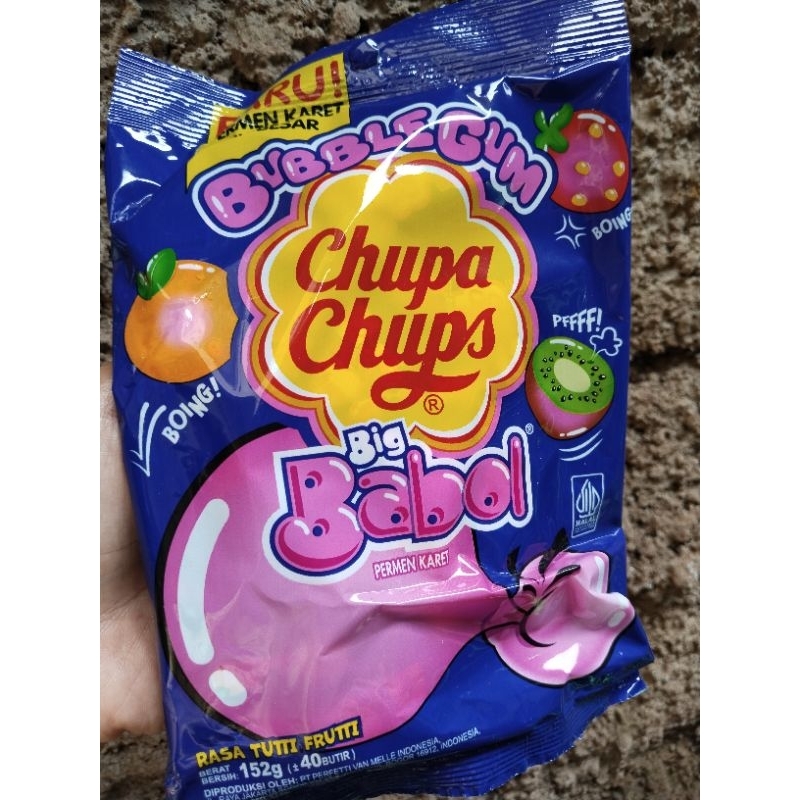 Jual Permen Chupa Chups Big Babol 1 Pack isi 40 Pcs | Shopee Indonesia