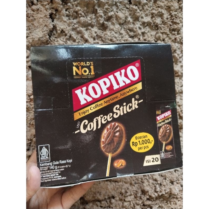 Jual Kopiko Coffee Stick 1 Box isi 20 Pcs | Shopee Indonesia