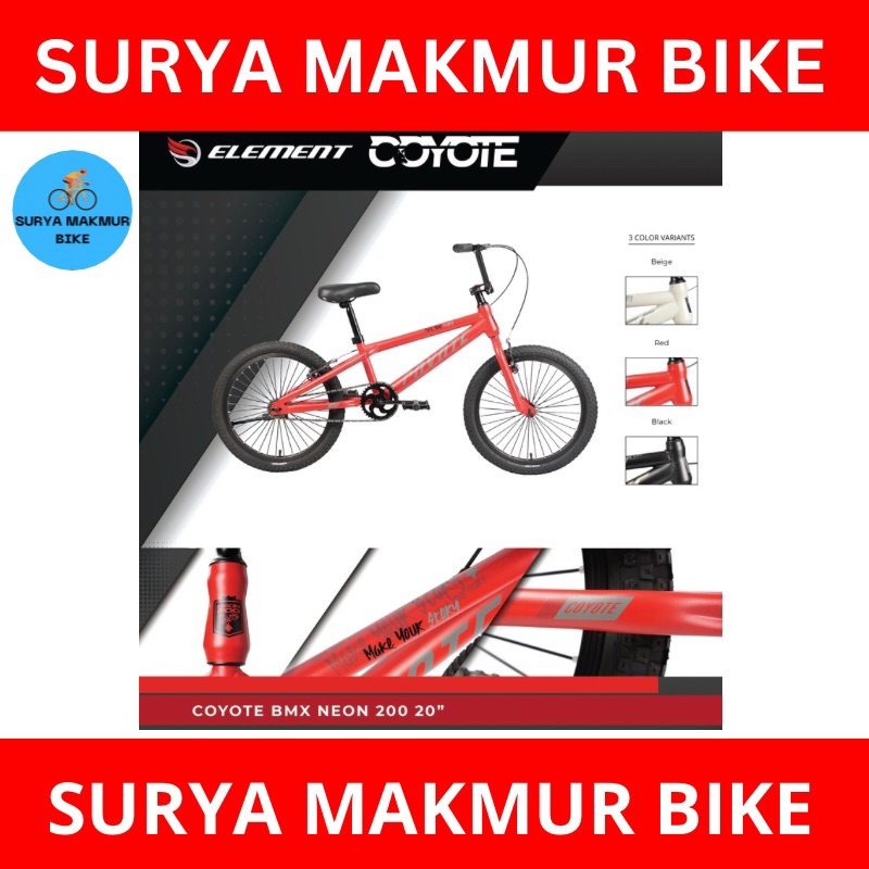 Jual Sepeda bmx 20"ELEMENT COYOTE New | Shopee Indonesia