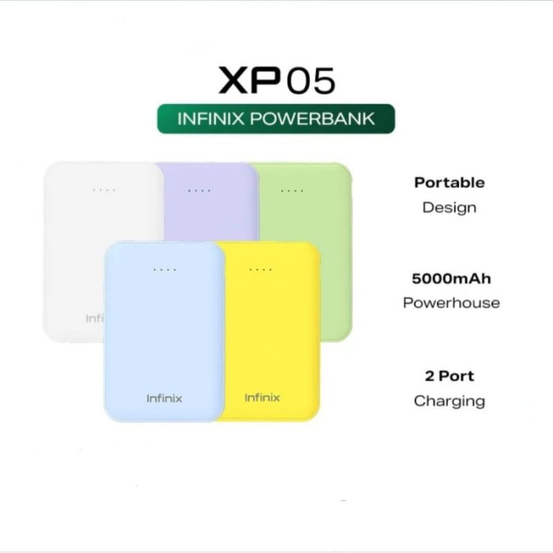 Jual Infinix Power Bank XP05 (5.000 mAh) | Shopee Indonesia