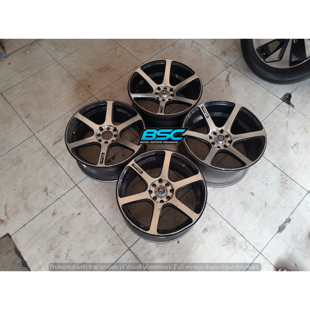 Jual Velg Racing Celong Seken R17 Milano Pcd 4x100 4x114 Ring 17 Buat Xenia Livina Avanza Vios ...