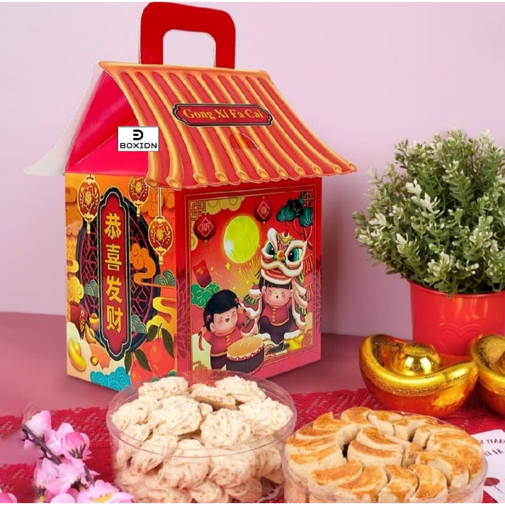 Jual TP2 HOUSE Imlek box Imlek 2 toples 500gr box imlek kuker 500gr box ...