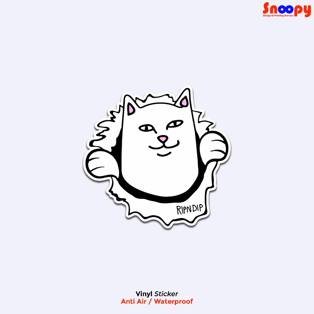 Jual Stiker Brand Casual Hypebeast Sticker Tahan Air Laminasy Glossy ...