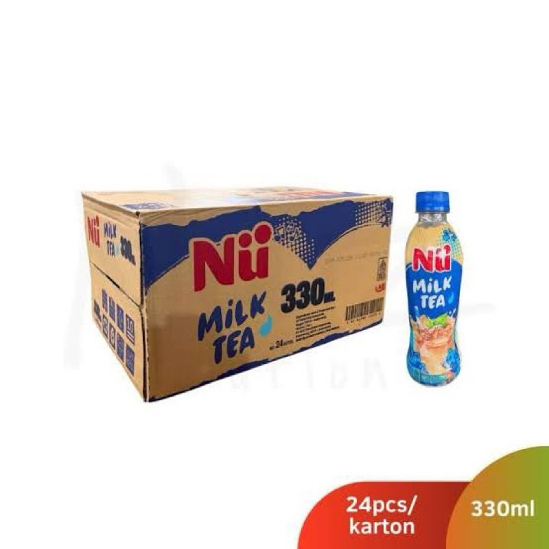 Jual NU MILK TEA 330ML DUS ( 24 BOTOL ) | Shopee Indonesia