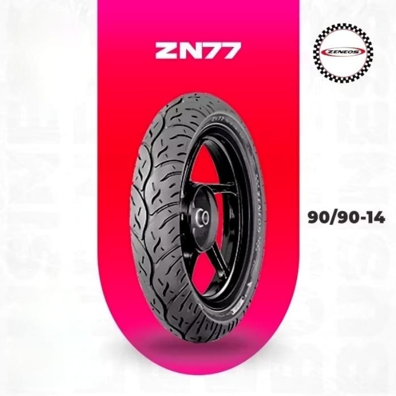 Jual BAN ZENEOS ZN77 90/90 - 14 TUBLESS | Shopee Indonesia