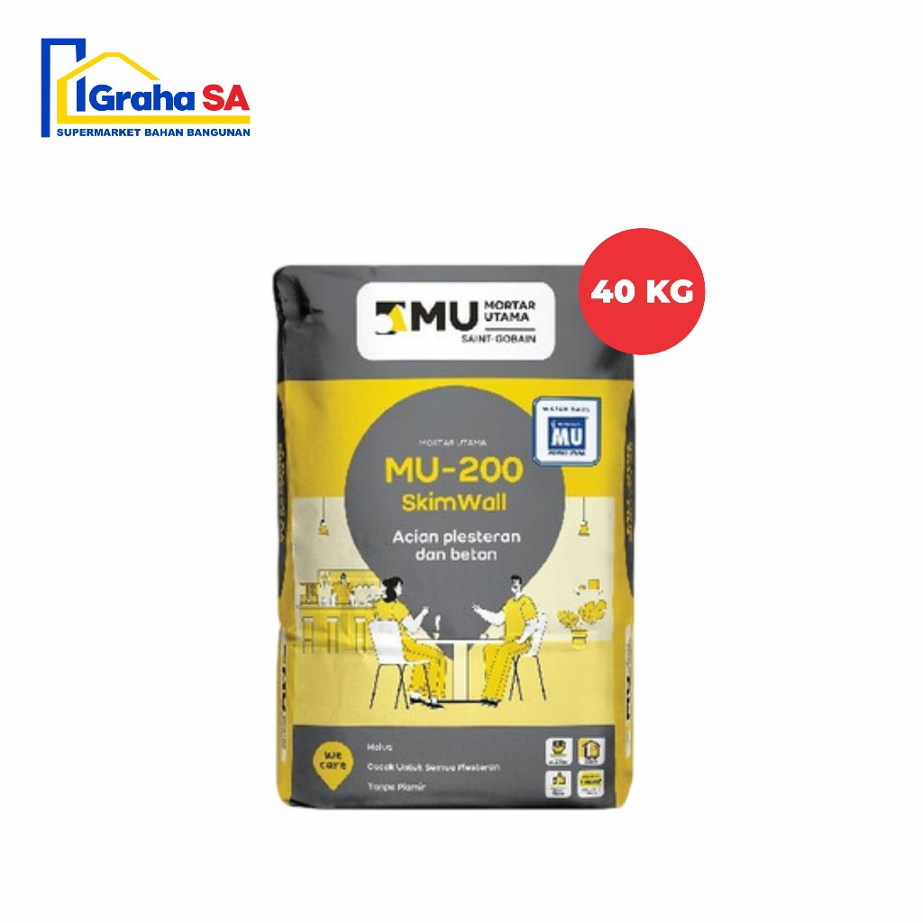 Jual MU 200 ACIAN PLESTERAN / BETON 40 KG | Shopee Indonesia