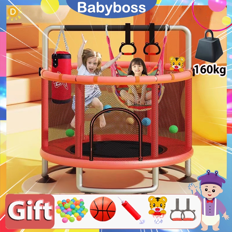 Jual Trampolin Anak Mainan Viral Diameter 140cm Rekomendasi Anak ...