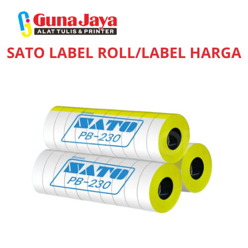 Jual SATO LABEL ROLL/LABEL HARGA | Shopee Indonesia