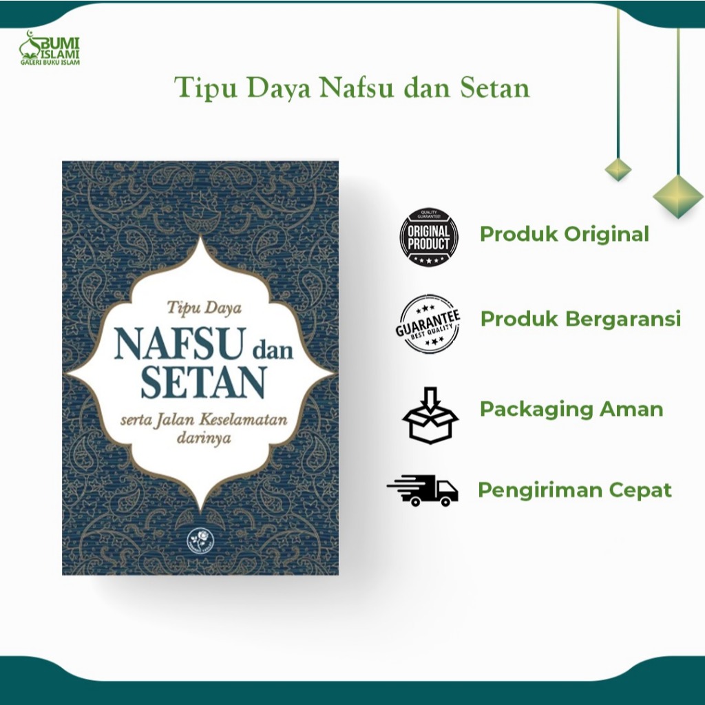 Jual Buku Agama Tipu Daya Nafsu Dan Setan - Penerbit Fazilet - Bumi Islami | Shopee Indonesia