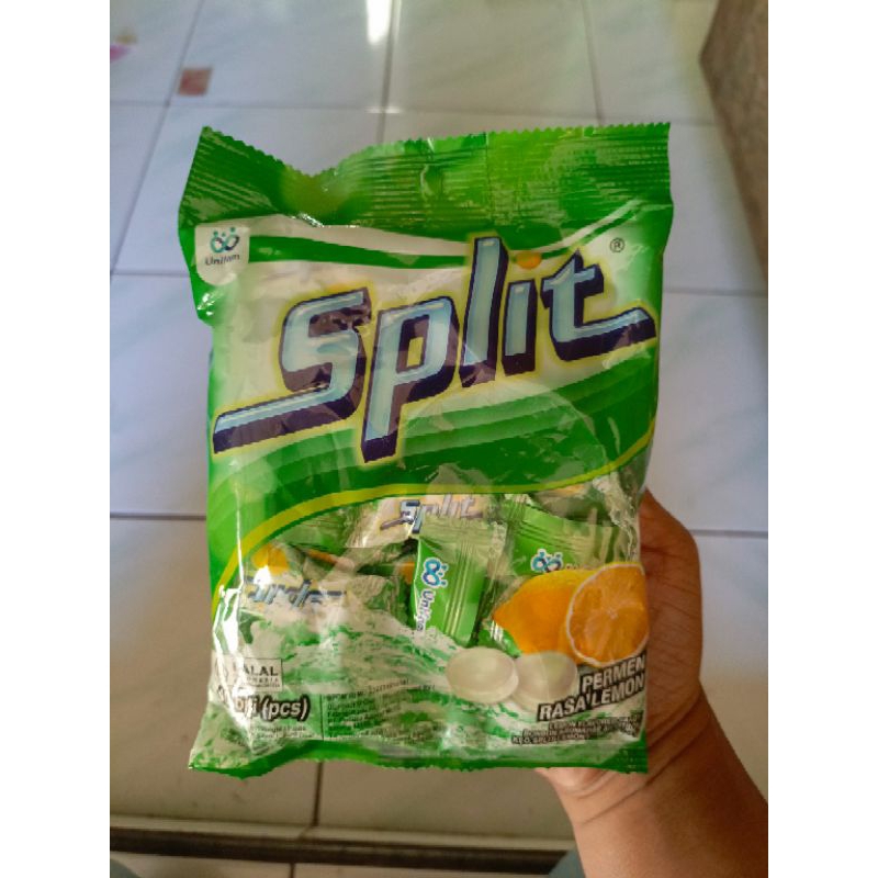 Jual Permen Split Candy Bag Rasa Lemon isi 40Pcs dan 30Pcs | Shopee ...