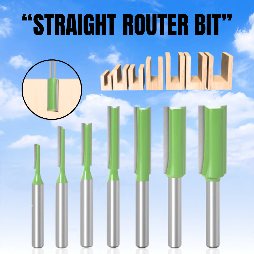 Jual Mata router kayu straght bit mata profil lurus gagang 6mm | Shopee ...