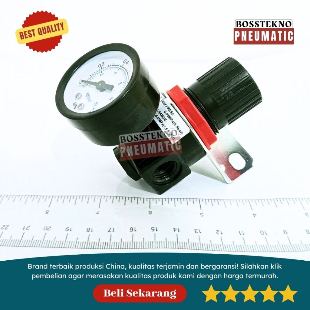 Jual TYR AR 2 REGULATOR PENGATUR TEKANAN ANGIN DRAT 1/4 in 12mm ...
