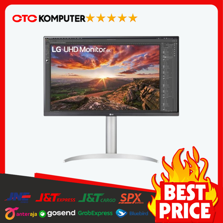 Jual Monitor LG LED IPS UltraFine 27UP850N-W - 4K UHD 27" Inch | Shopee ...