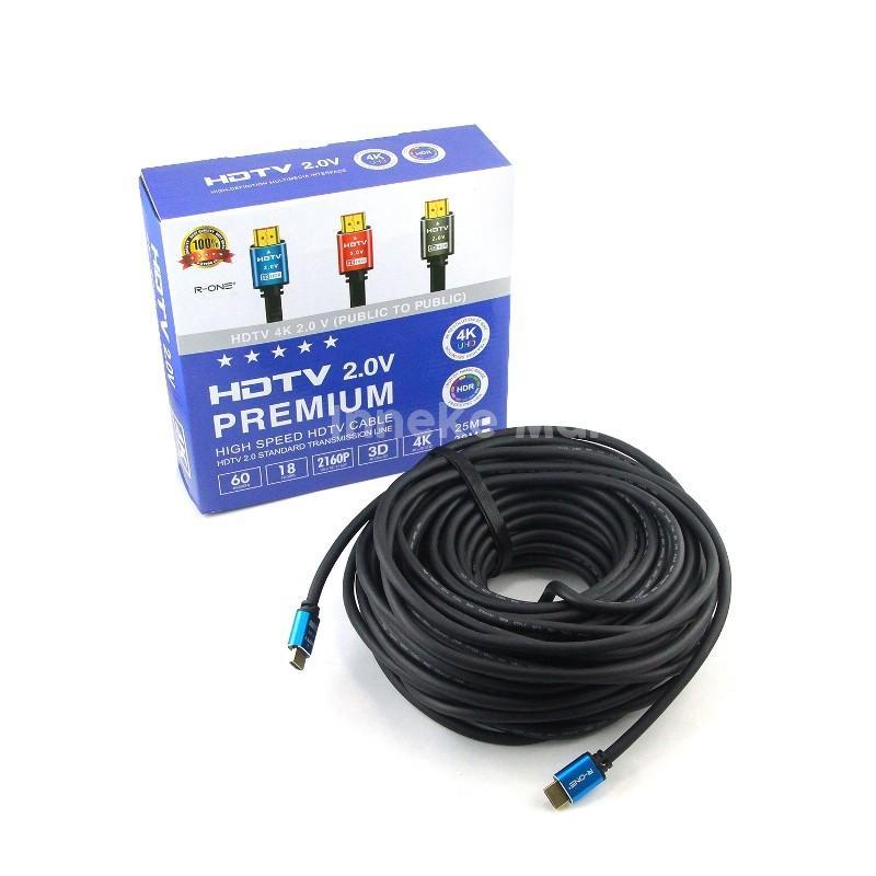 Jual KABEL HDMI 30 M 4K / R-One Kabel HDMI 4K 30 Meter | Shopee Indonesia