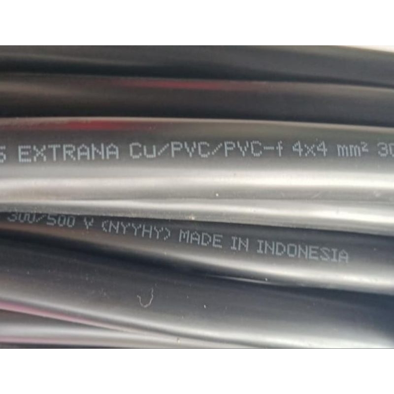 Jual Kabel NYYHY 4x4 mm Serabut 4 x 4 mm Extrana 50mtr Hitam 4x4mm | Shopee Indonesia