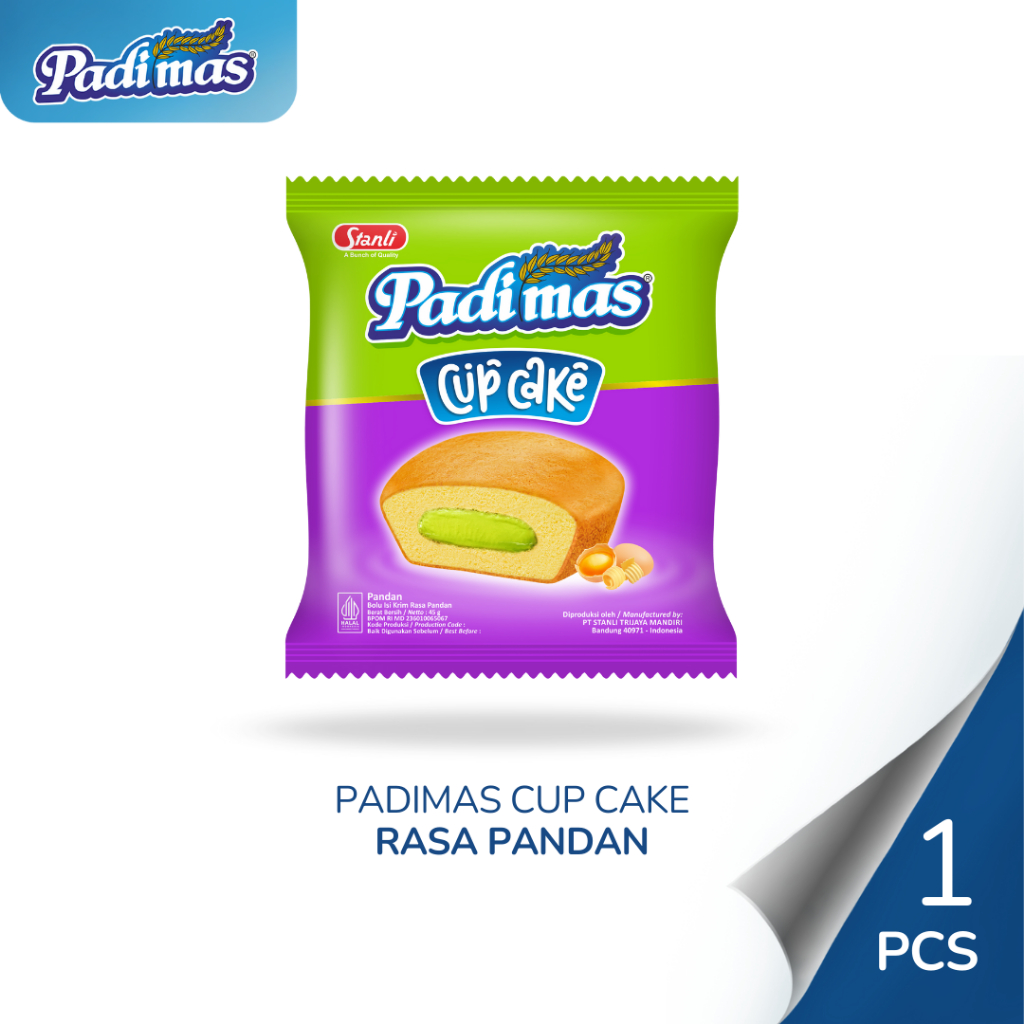 Jual Padimas Cup Cake Rasa Pandan 1 pcs 45gr | Shopee Indonesia