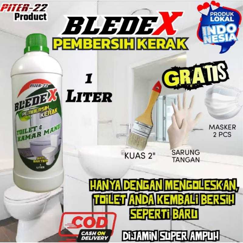 Jual PITER-22 : BLEDEX PEMBERSIH KAMAR MANDI | PEMBERSIH PORSELEN | 1 ...