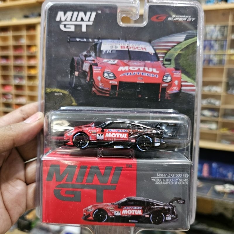 Jual Mini GT 756 Nissan Z GT500 #23 motul autech Z Nismo 2023 Super GT ...