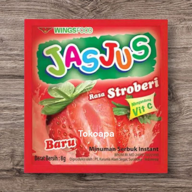 Jual JasJus Rasa Stroberi ( 10 Sachet ) | Shopee Indonesia