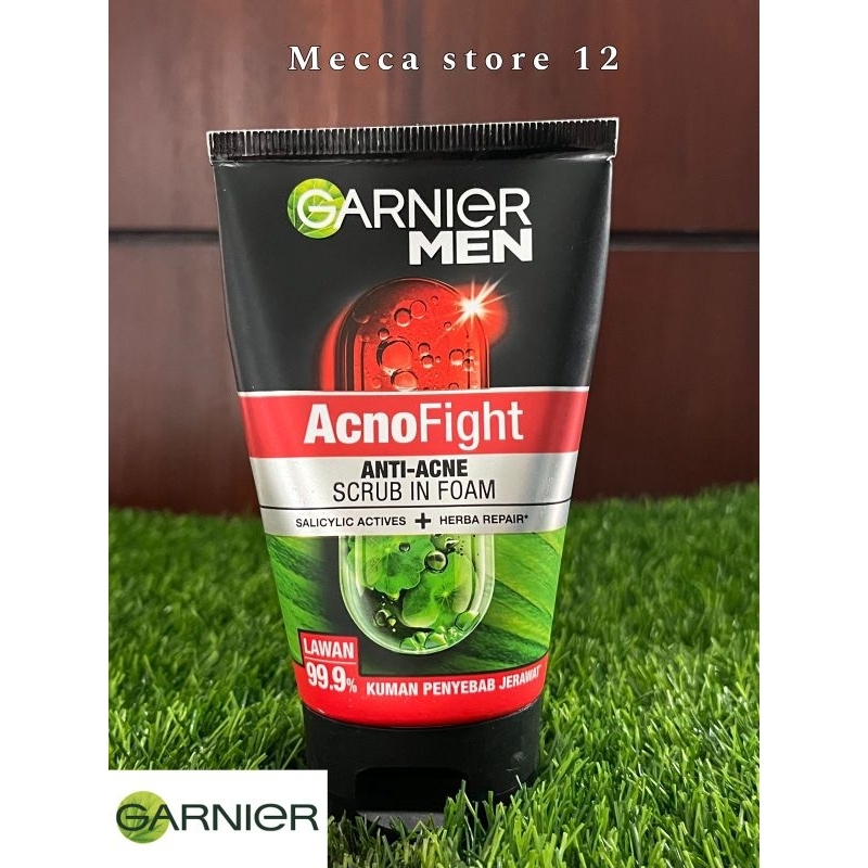 Jual Garnier Men Acno Fight Foam 12 in 1 Anti Acne 100mL | Shopee Indonesia