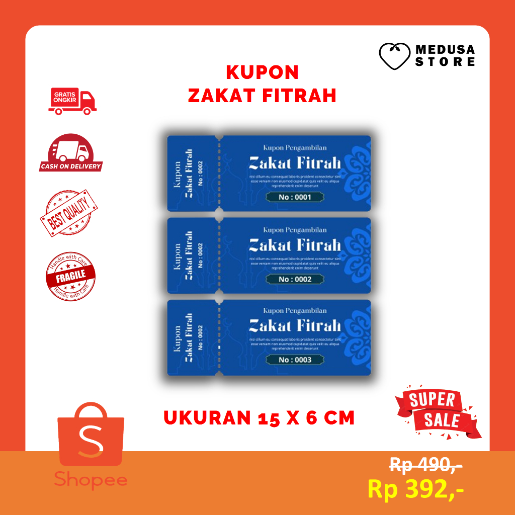 Jual Kupon Gift Voucher Doorprize Undian Berhadiah anniversary dan ...