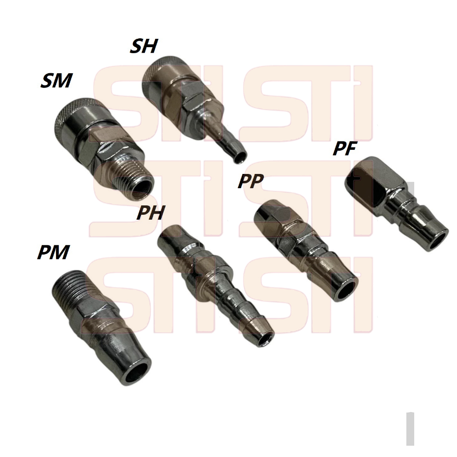 Jual Quick Coupler Compressor Connector SF SH SP SM PF PH PP PM Angin ...