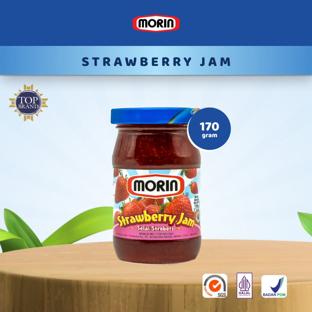 Jual Morin Selai Strawberry 170 Gr - Selai Buah Stroberi | Shopee Indonesia