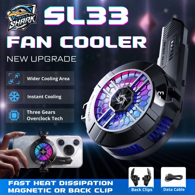 Jual Fan Cooler Hp SL33 Gaming Magnetic RGB Light Heatsink Pendingin Hp Original - Garansi 1 ...