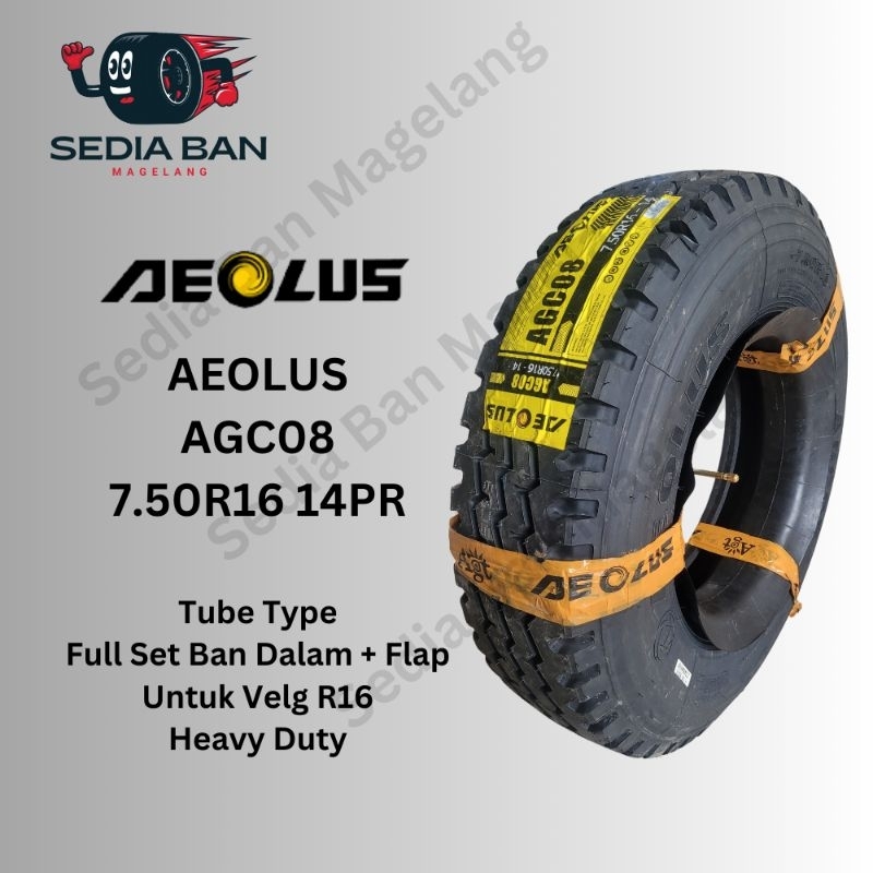 Jual Ban Truk Ban Luar Truk Aeolus AGC08 750R16 14PR - Ban Kawat 750R16 - Aeolus Aulus - Sedia ...