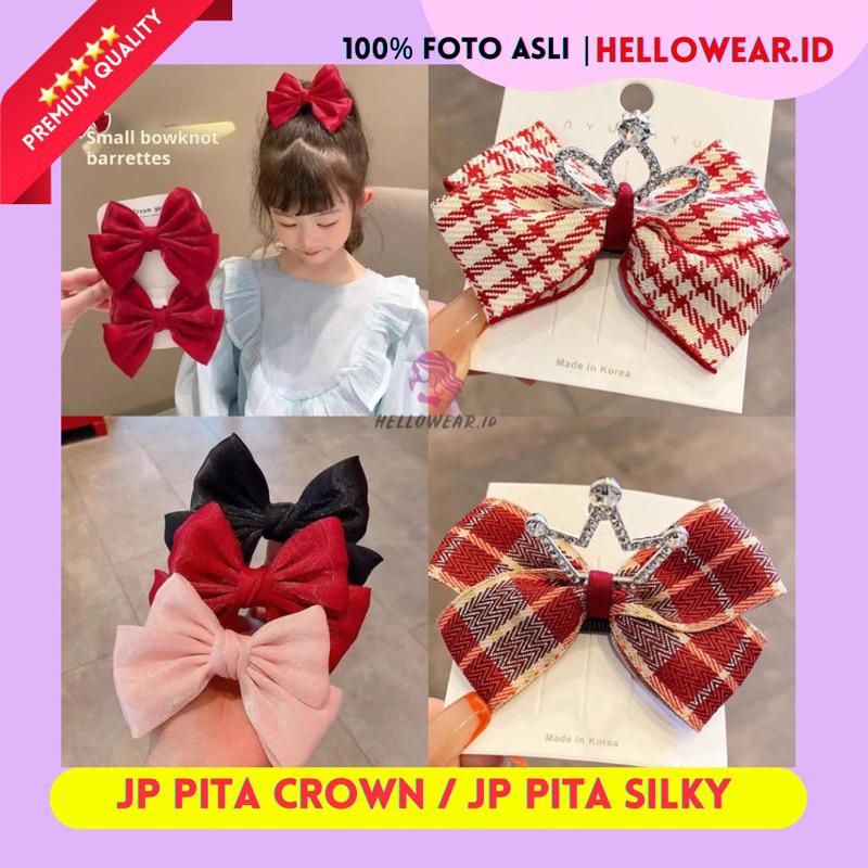 Jual JP - JEPIT PITA CLASSY RED CROWN Jepitan Rambut Jepit Rambut Anak ...