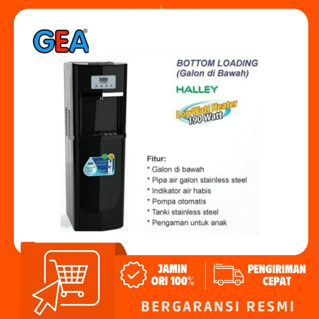 Jual GEA Water Dispenser Galon Bawah HALLEY | Shopee Indonesia