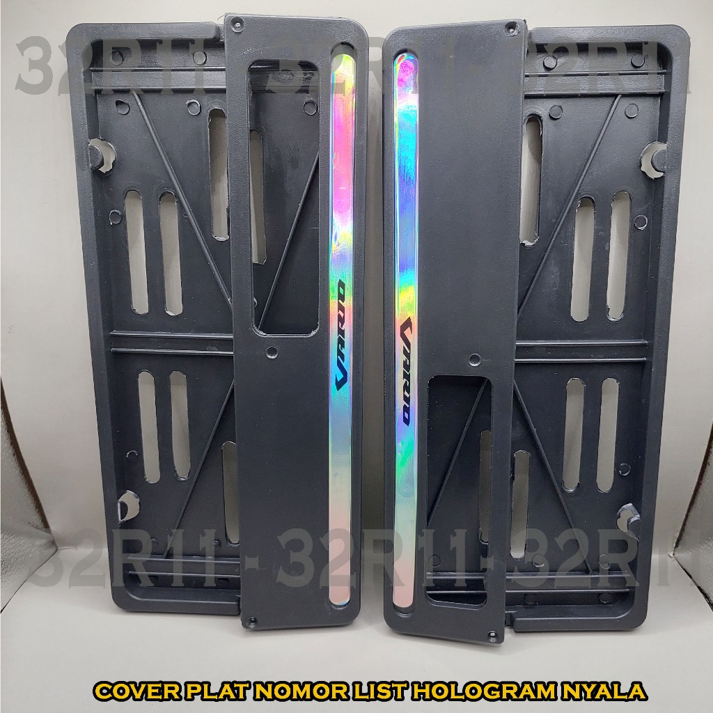 Jual bingkai cover plat nomor motor sepasang vario beat scoopy mio ...
