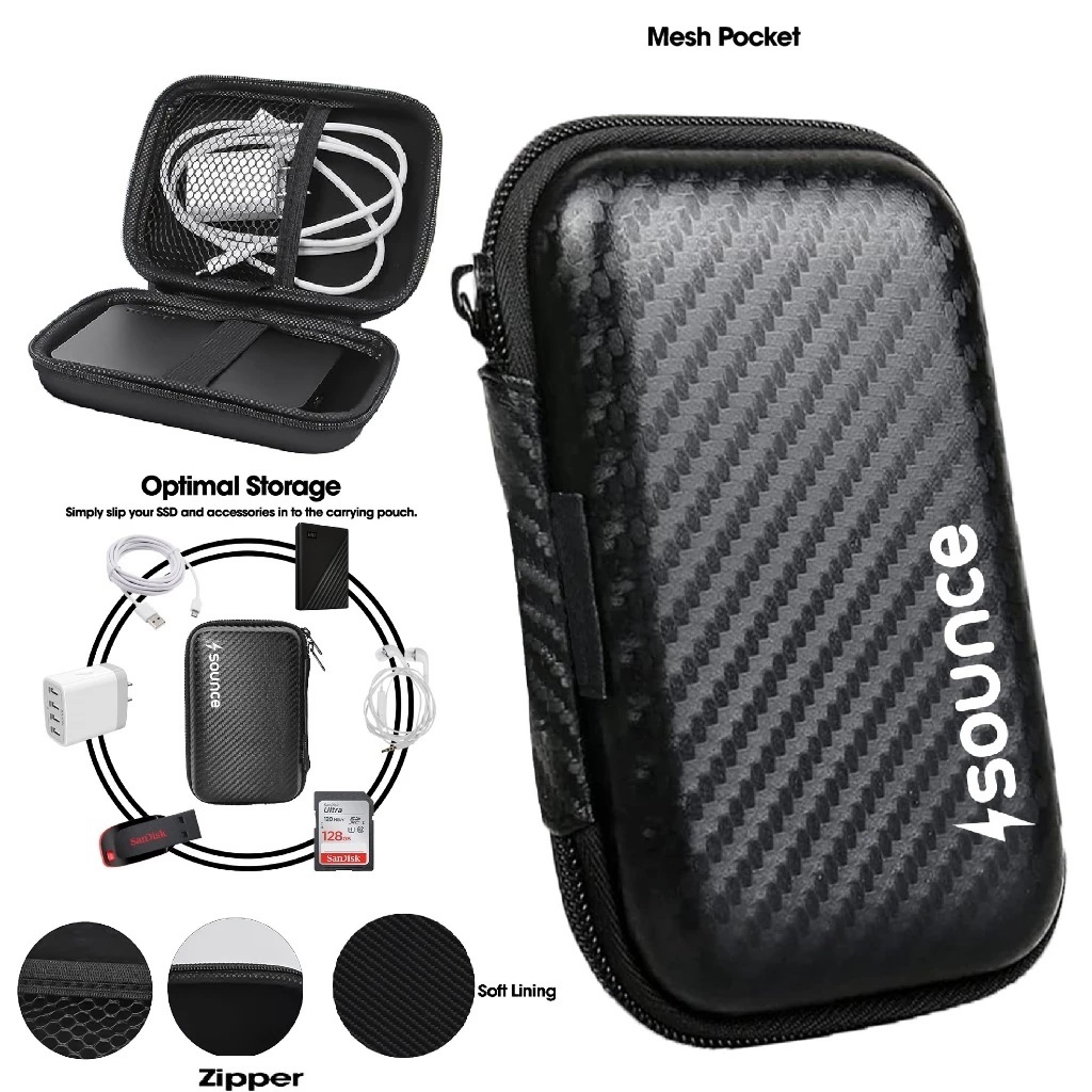 Jual Pouch BOX BESAR Penyimpan Kabel / Cable Data / Headset / Earphone ...
