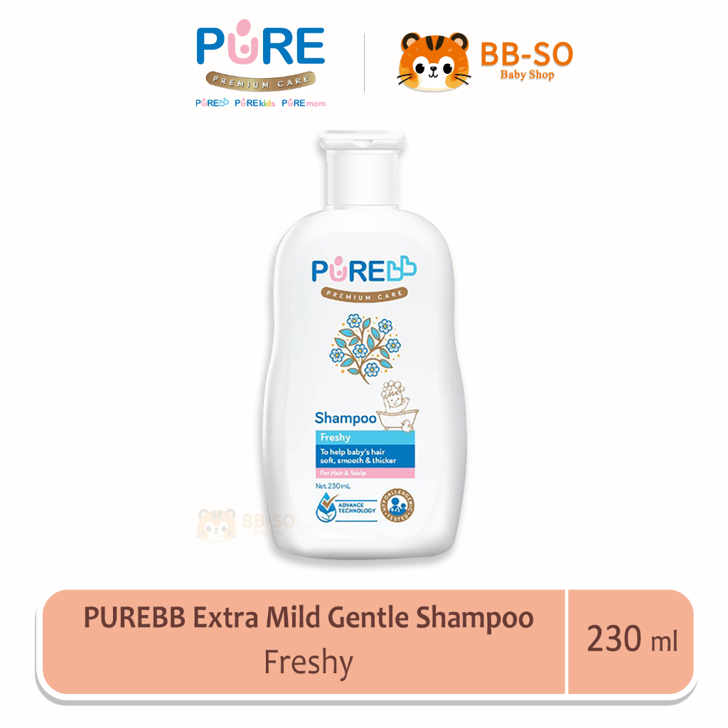 Jual PUREBB Extra Mild Gentle Shampoo - Freshy 230 ml | Shopee Indonesia
