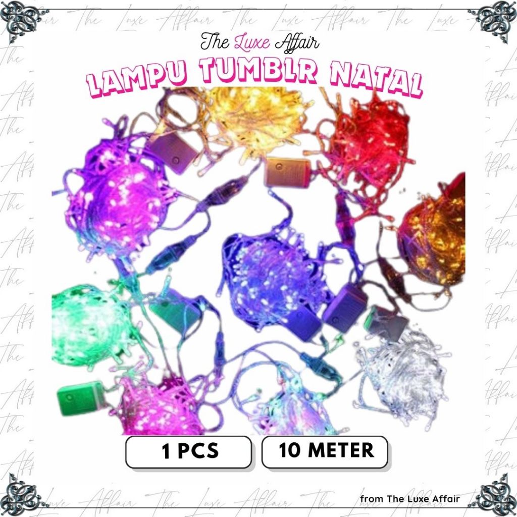 Jual Lampu Natal Led Light 10 Meter Lampu Twinkle Light/Lampu Tamblr ...