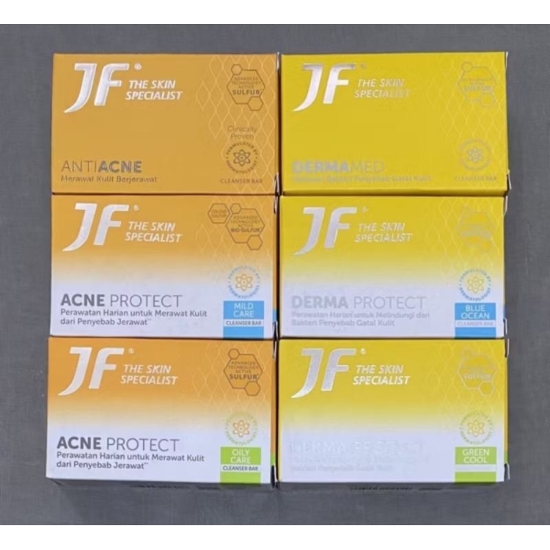 Jual JF SULFUR THE SKIN SPECIALIST BAR SOAP 65GR & 90GR | Shopee Indonesia