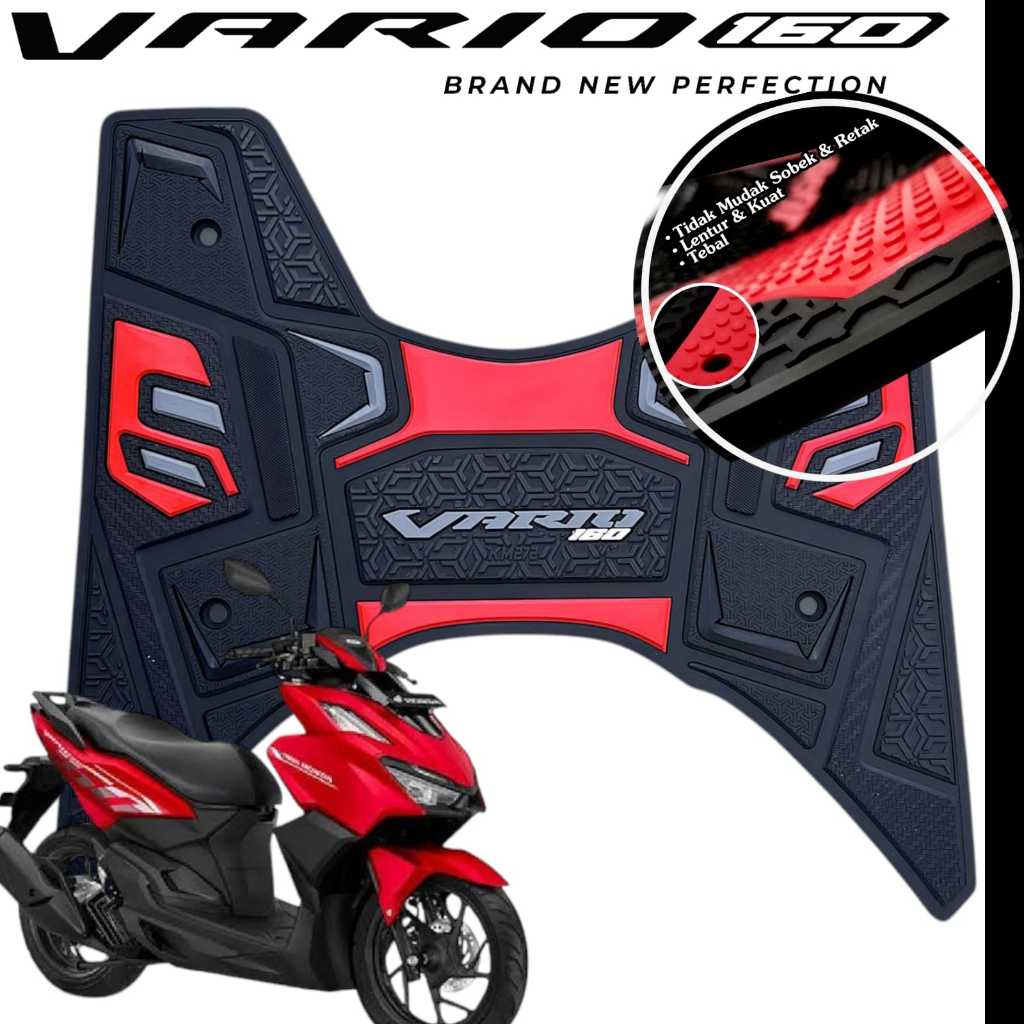 Jual Karpet Motor Honda Vario 160 New / Pijakan Alas Kaki Motor Vario 160 New | Shopee Indonesia