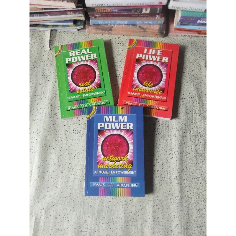 Jual Varian Buku Pengembangan Diri, POWER SYSTEM; REAL POWER, LIFE POWER, MLM POWER (James Lee ...