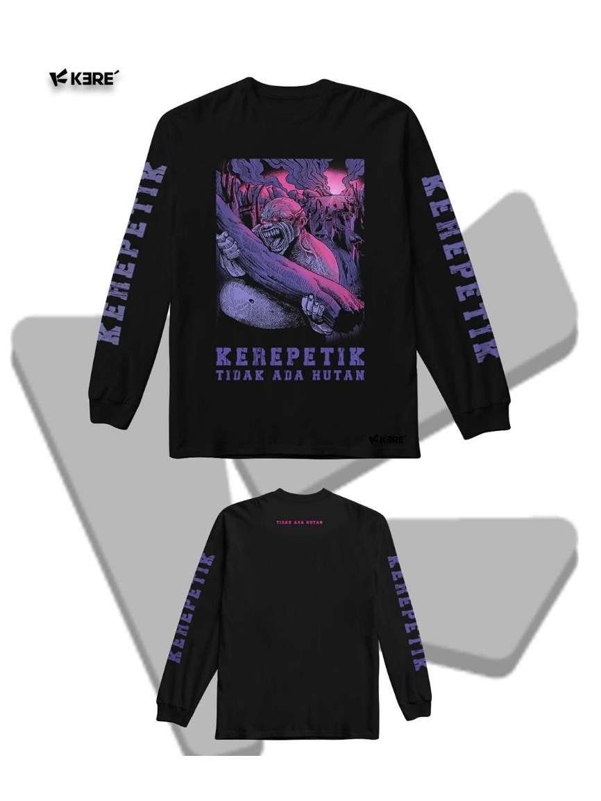 Jual KAOS METAL SABLON DISCHARGE KEREPETIK STORE T-SHIRT KODE ISU "PENEBANGAN LIAR" ORIGINAL ...
