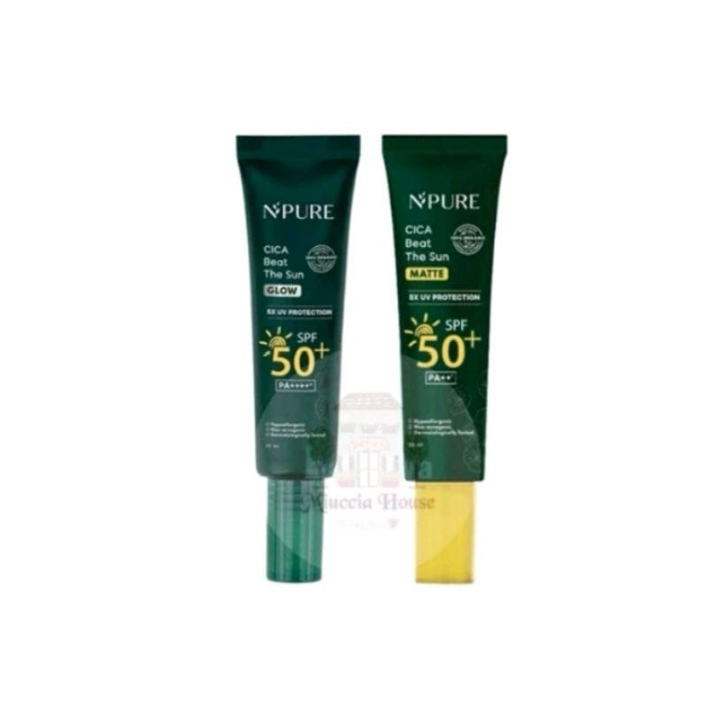 Jual NPURE Cica Beat The Sun SPF 50 PA+++ / Powder SPF 35 / Sunscree ...