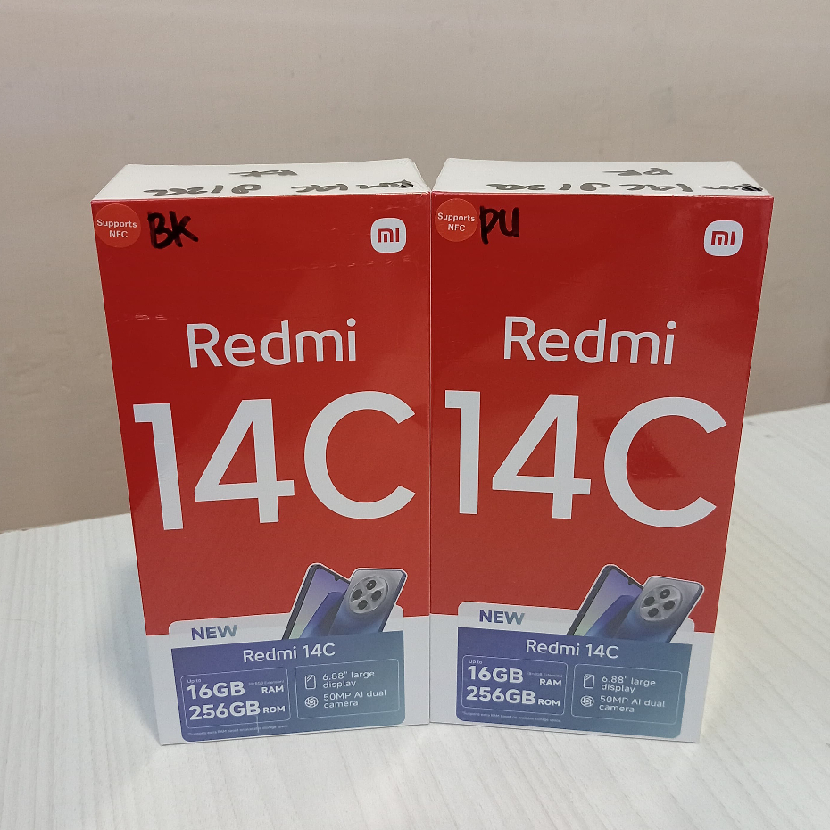 Jual Xiaomi Redmi 14C 6GB/128GB 8GB/256GB Baru Garansi Resmi | Shopee ...