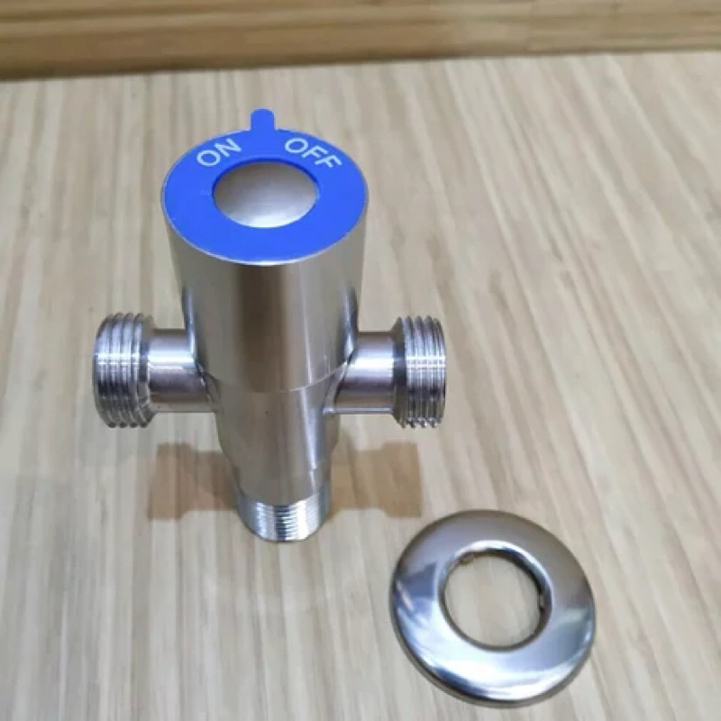 Jual stop kran tee t keran cabang shower toilet kloset angle valve ...