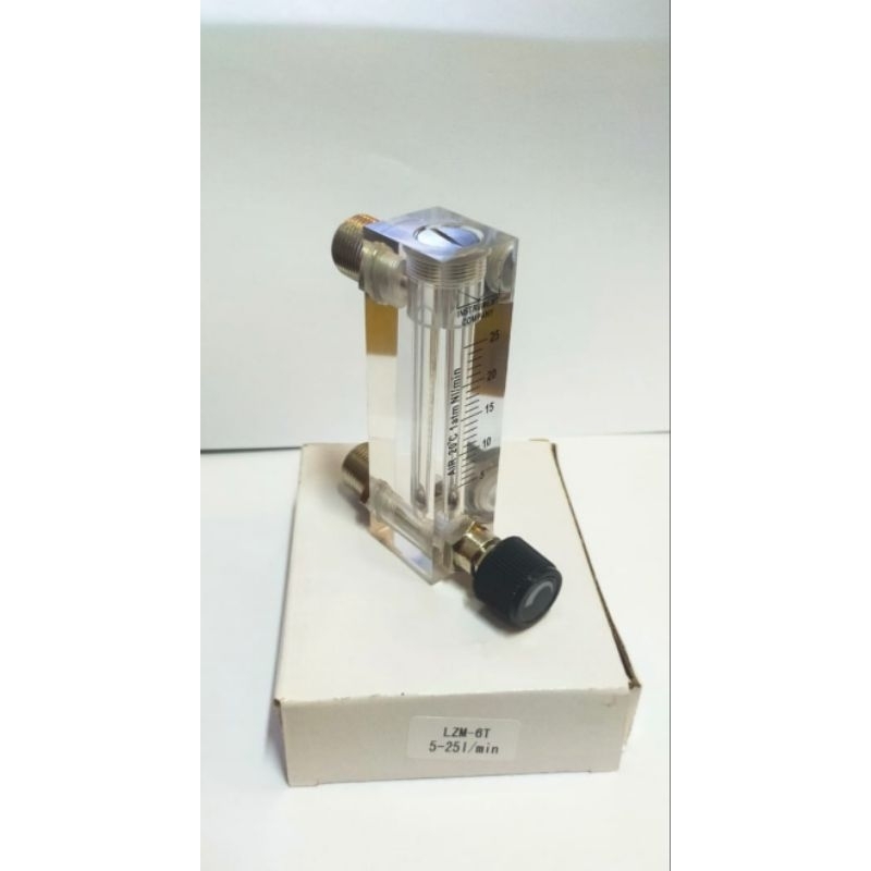 Jual Flowmeter Rotameter Acrylic Udara / Gas ( Air ) 5 - 25L LZM - 6T | Shopee Indonesia