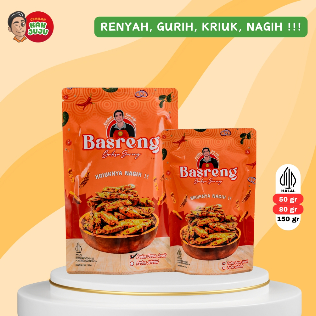 Jual BASRENG STIK 80GR | CEMILAN KAK JUJU | Shopee Indonesia