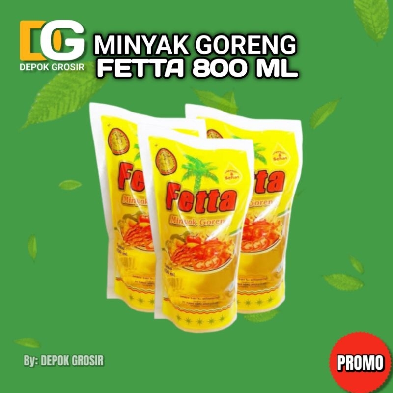 Jual Minyak Goreng Fetta 800 ml | Shopee Indonesia