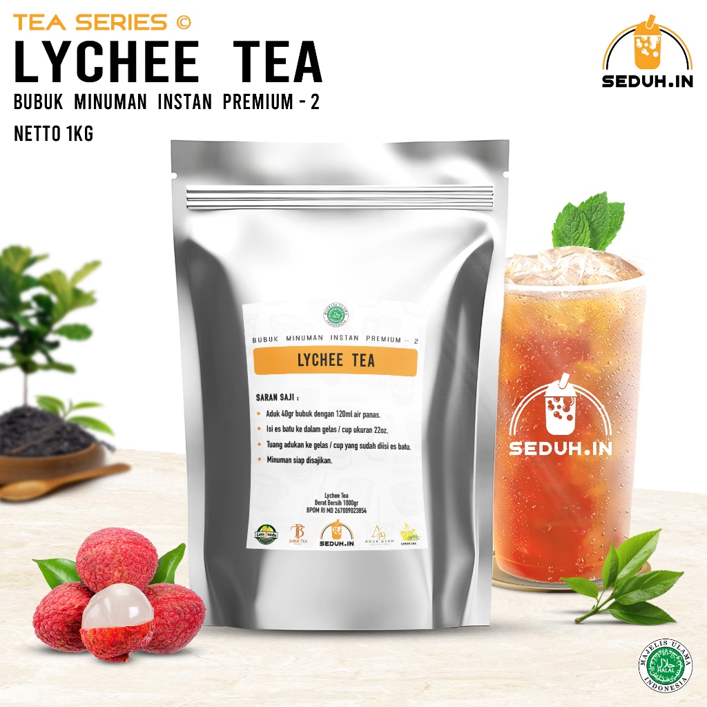 Jual SEDUHIN - OFFICIAL - Bubuk Minuman Lychee Tea 1kg / PREMIUM 2 ...