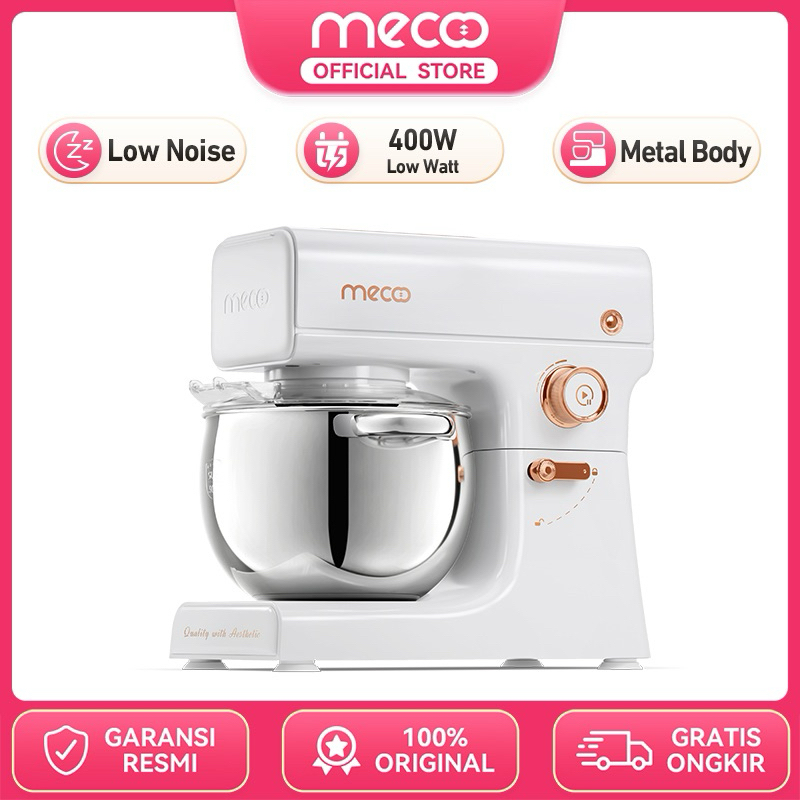 Jual Mecoo Aesthetic Premium Stand Mixer 6 Liter Smart LED Silent Motor ...