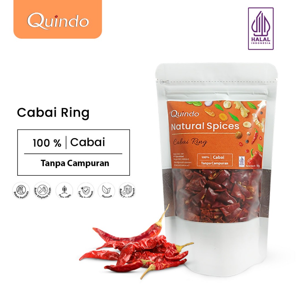 Jual Chili Ring 50 gr (standing pouch ) | Shopee Indonesia