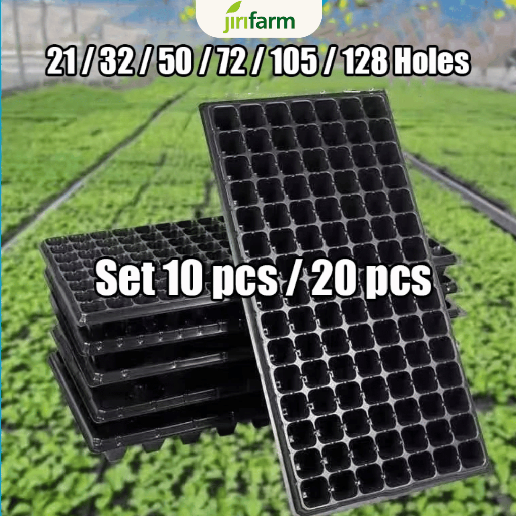 Jual 10 PCS Tray Semai / Seedling Pot / Pot Tray Semai Bibit Benih 21 ...